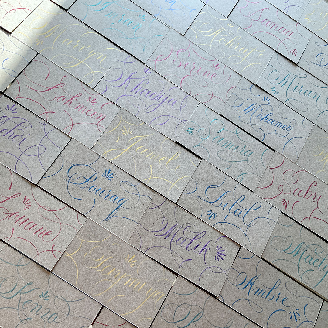 La personnalisation par la calligraphie: l'expérience client réinventé